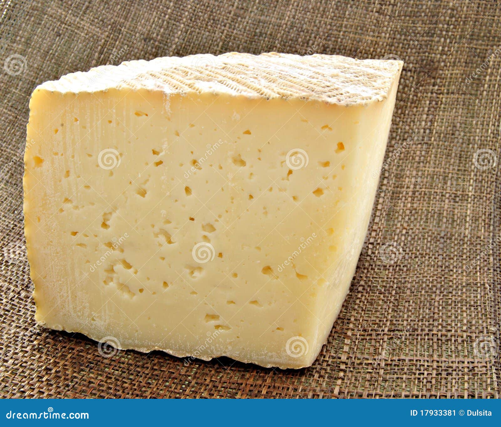 A quarter of cheese stock image. Image of slice, tasty - 17933381