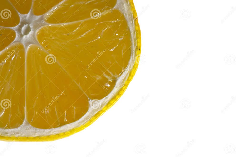 Quarter of lemon stock image. Image of quarter, taste - 1609265