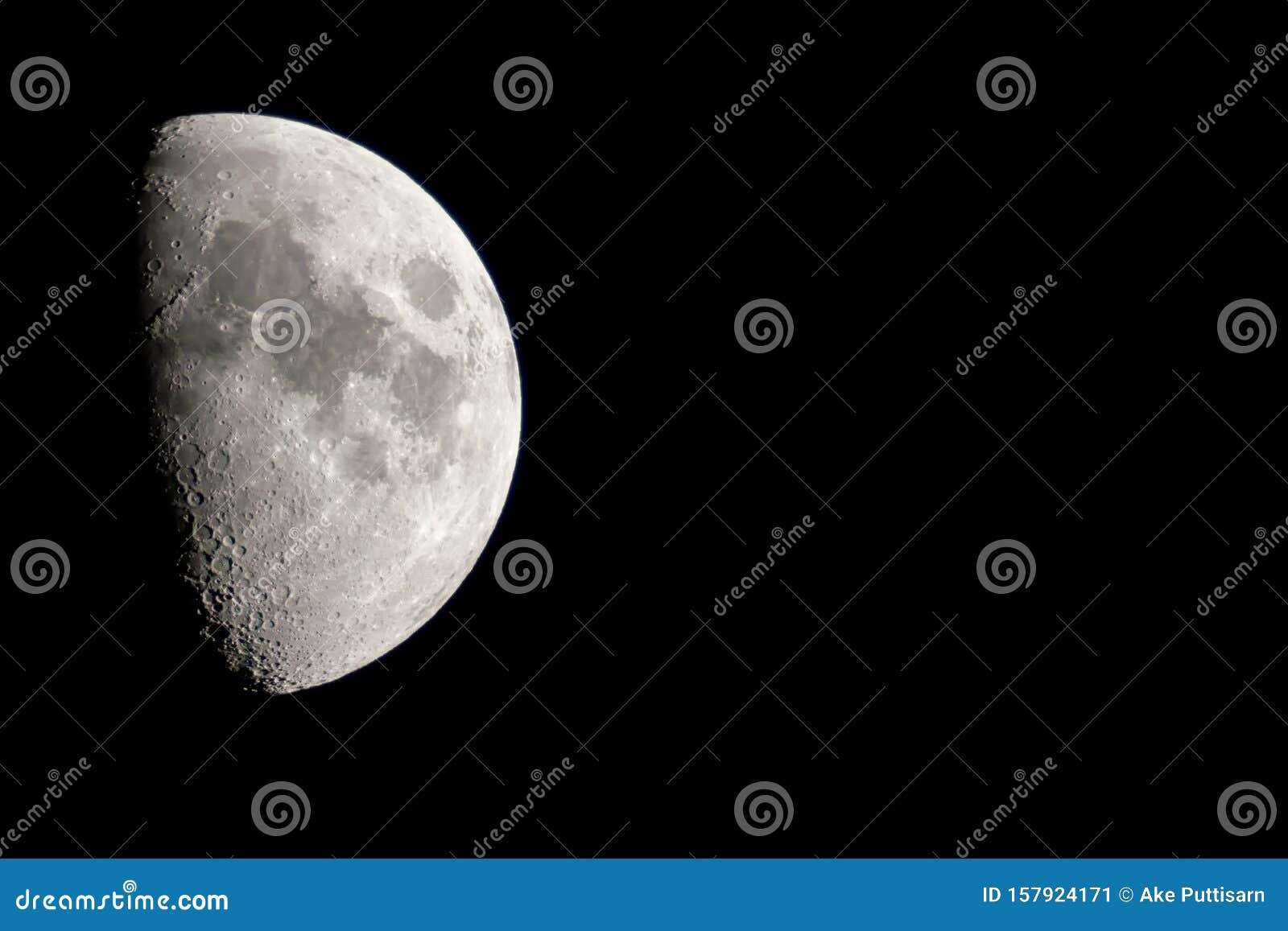 Quarter Moon- 1 Week after the New Moon, the Moon Will Revolve Around ...