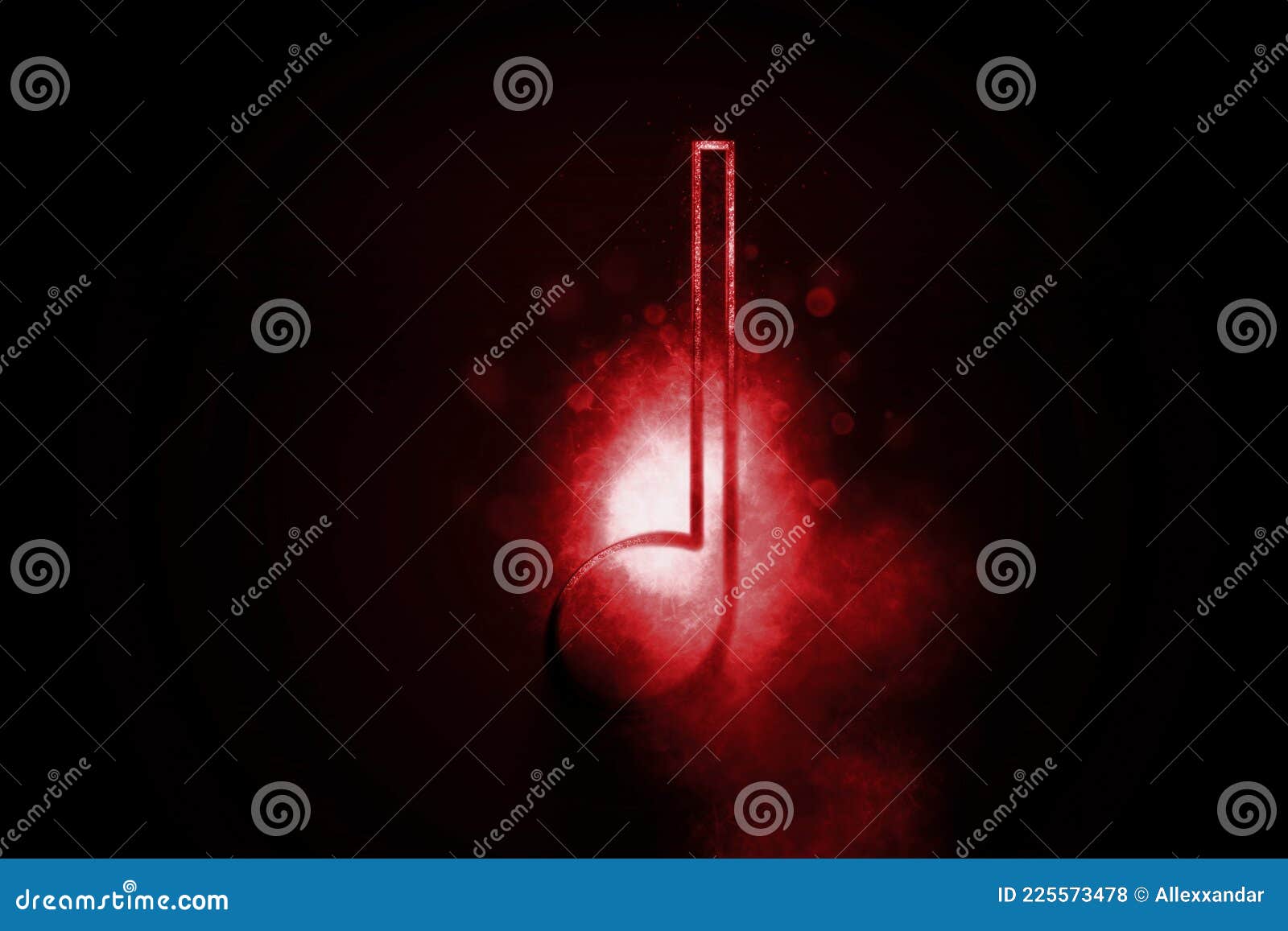 Quarter Note Symbol, Music Background Stock Photo - Image of shiny ...