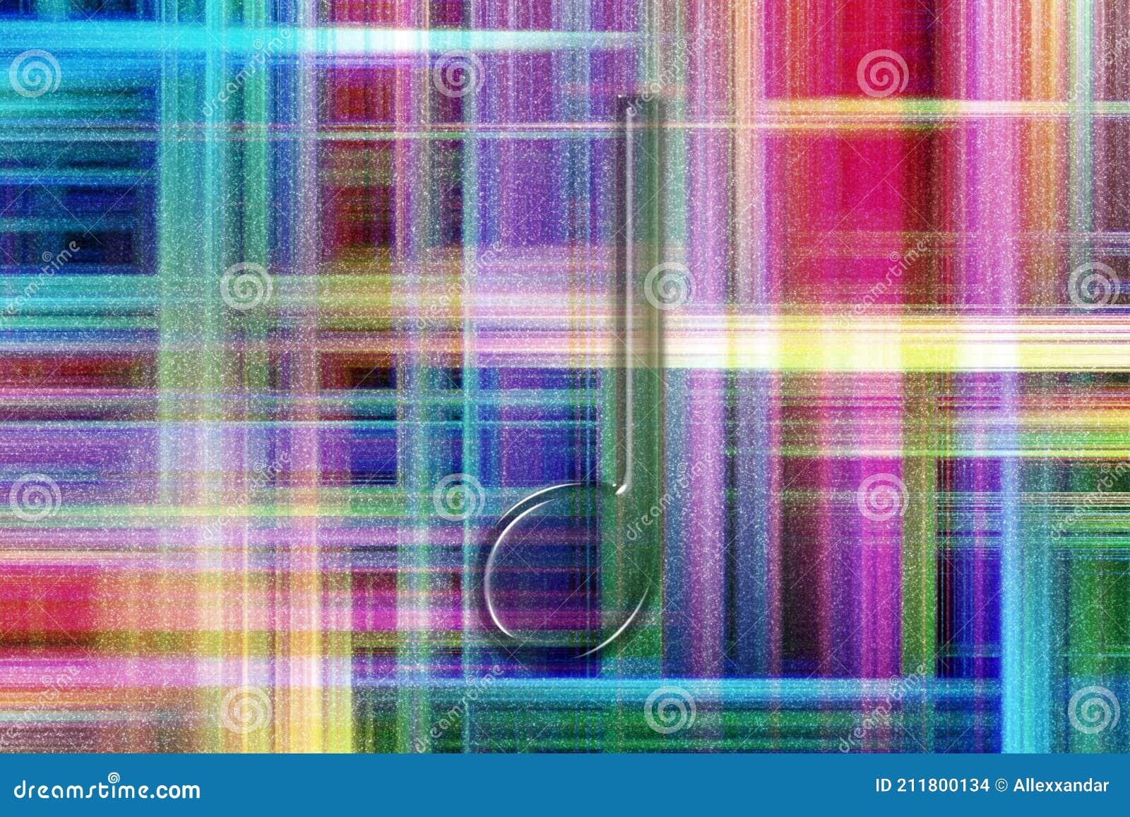 Quarter Note Symbol, Music Backgroundd Stock Illustration ...