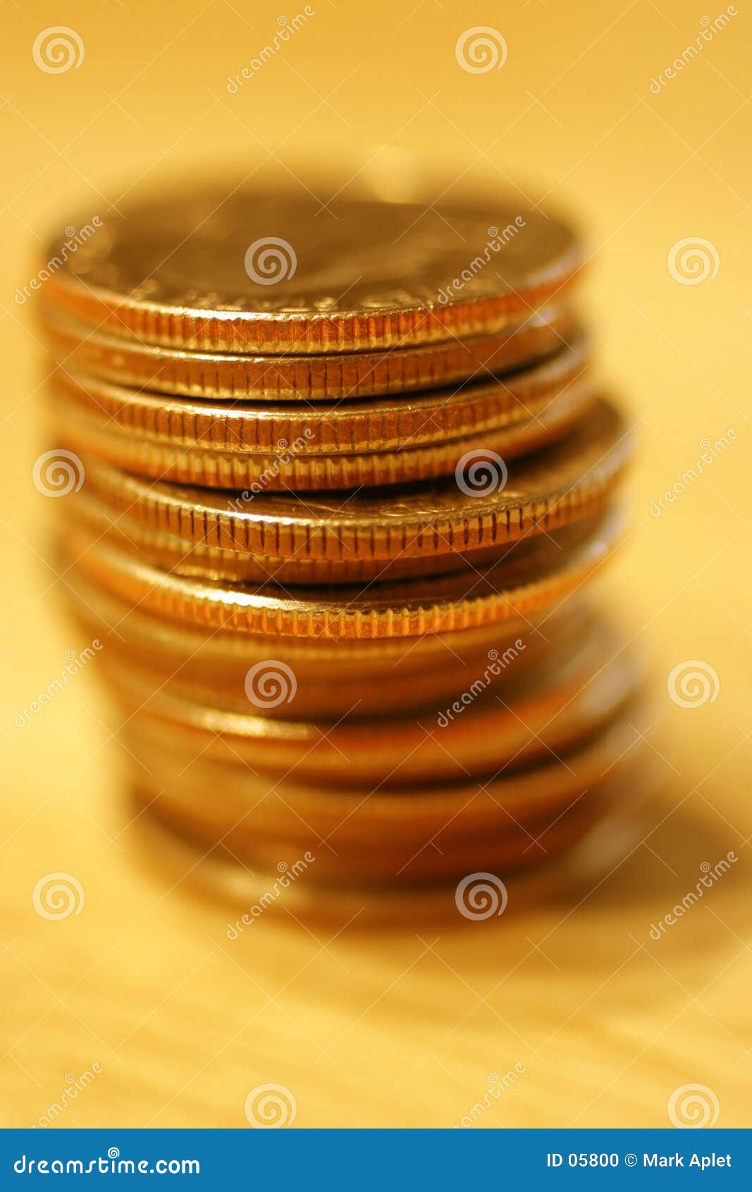 Quarter stack stock photo. Image of banking, conceptual, pile - 5800