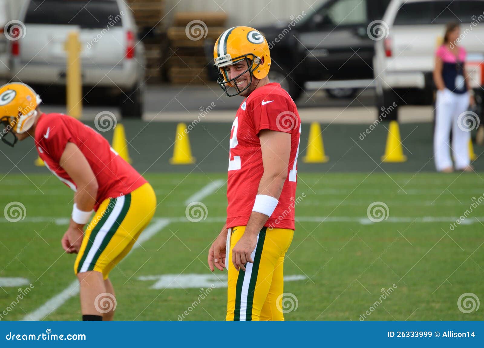 Quarterback Aaron Rodger of the Green Bay Packers Editorial Stock Image ...