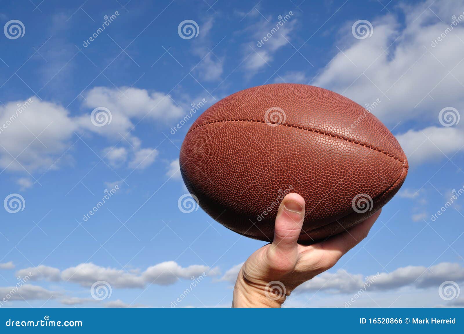 Quarterback Passing an American Football Stock Photo - Image of ...