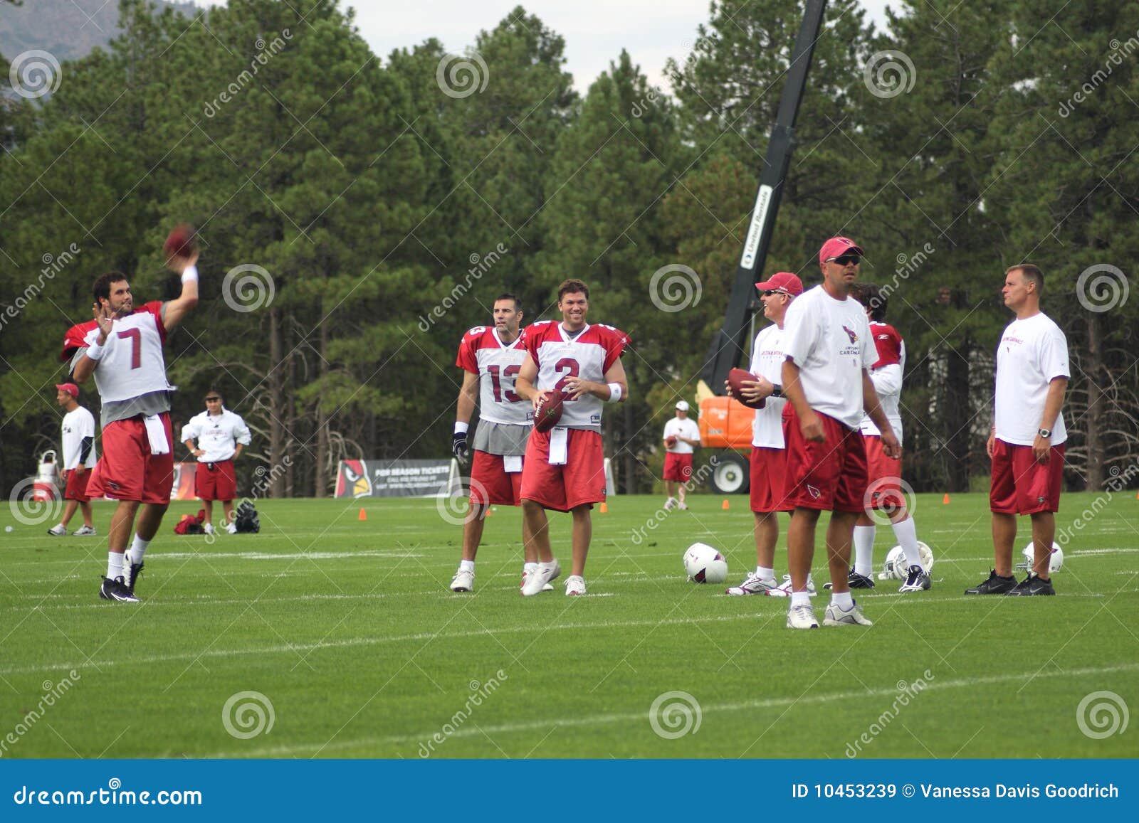 Quarterbacks Training editorial stock image. Image of super - 10453239