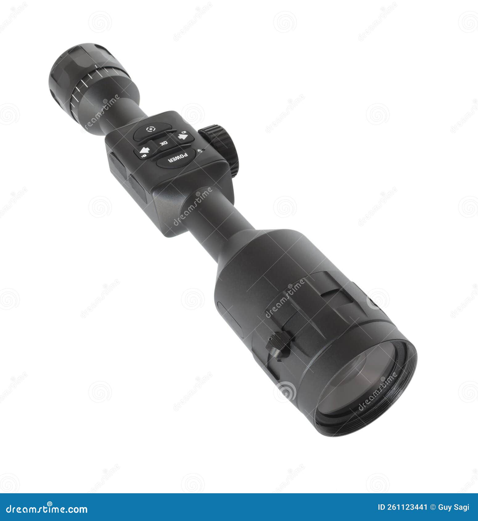 Quartering View of an Infrared Night Vision Scope Stock Image - Image ...