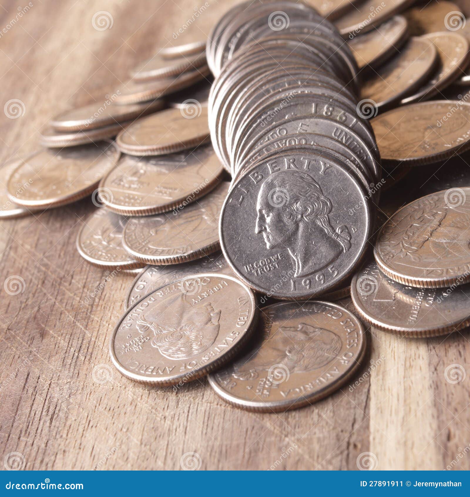 Quarters stock image. Image of bill, money, coins, cents - 27891911