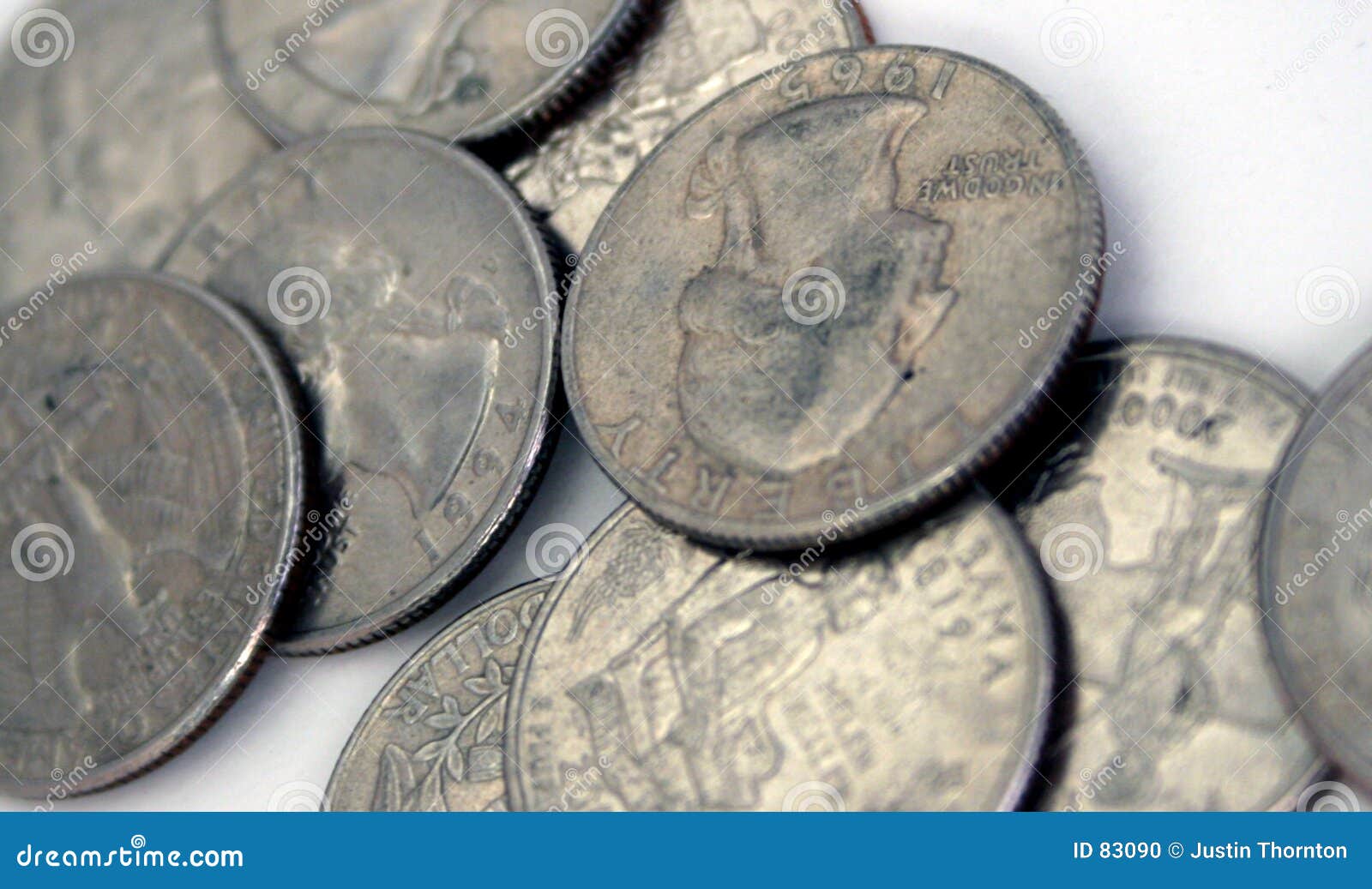 Quarters stock photo. Image of business, earn, finance, close - 83090