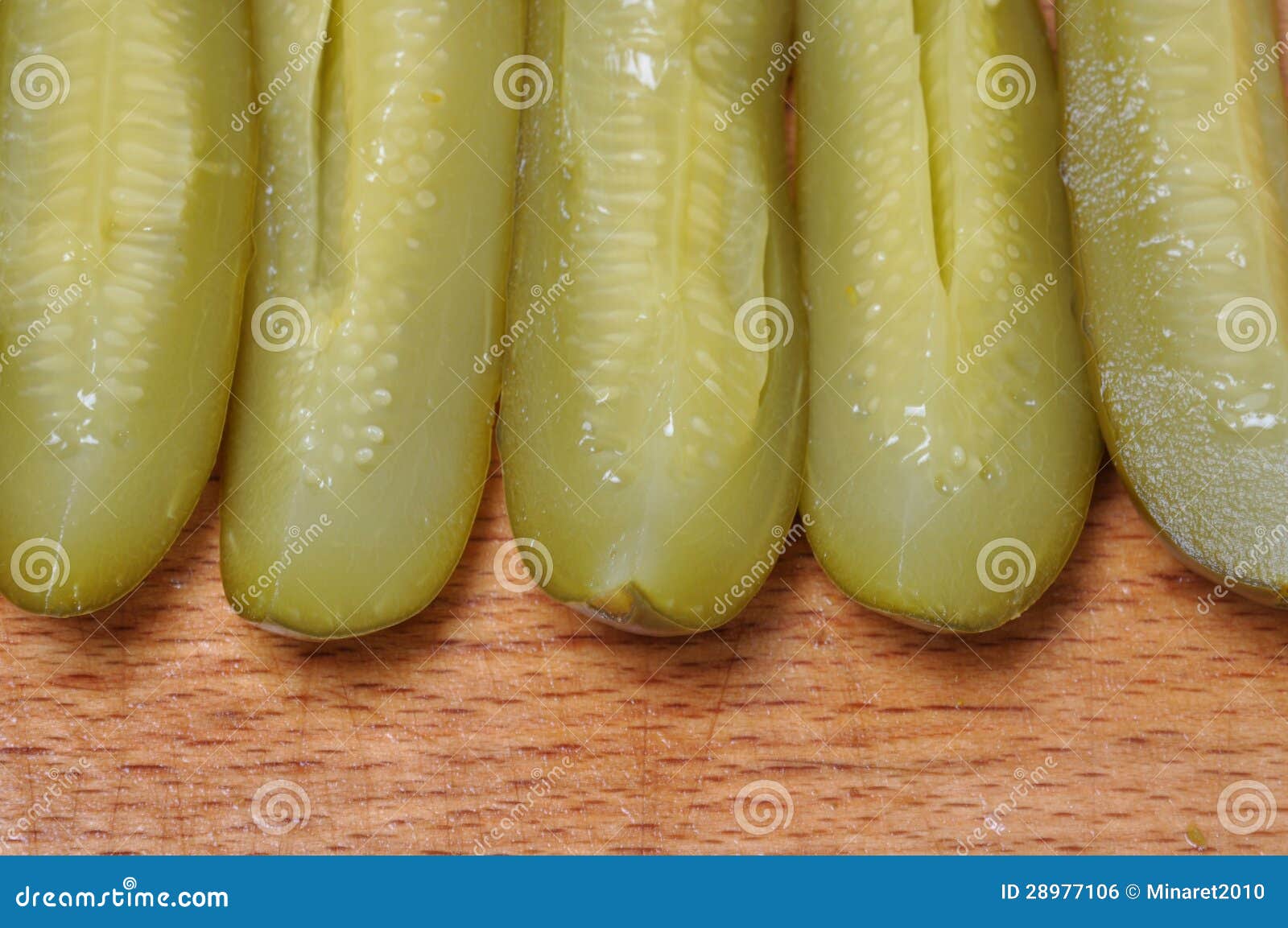 Quarters pickled cucumbers stock photo. Image of pickled - 28977106