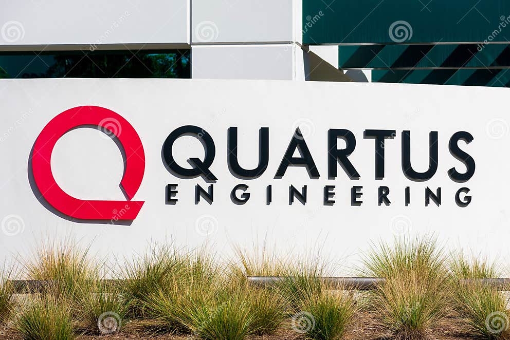 Quartus Engineering Sign Logo at Headquarters of Company Specializes in ...