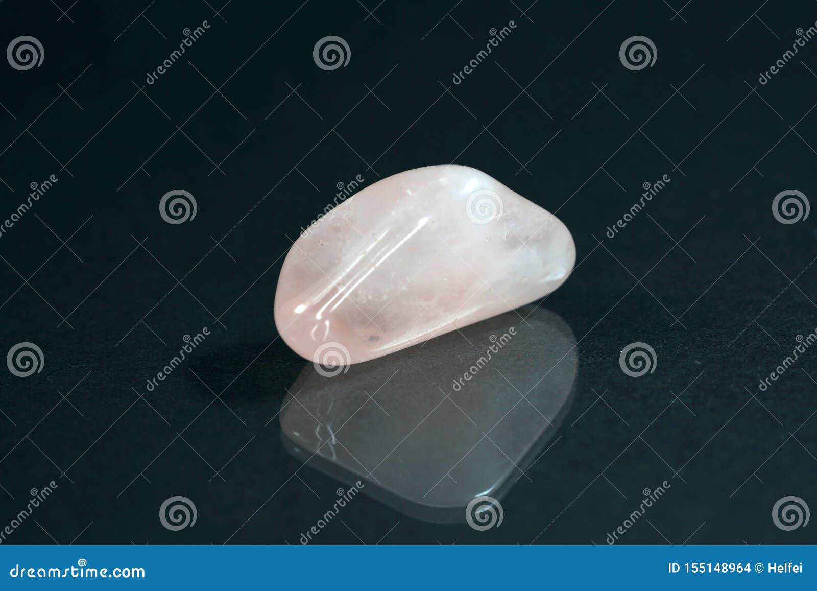 Quartz Also Called Deep Quartz Photographed in Studio in Front of Black ...