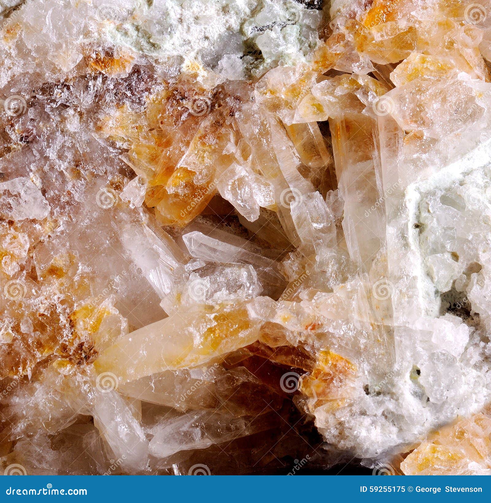 Quartz crystal. stock image. Image of mineralogy, colorful - 59255175