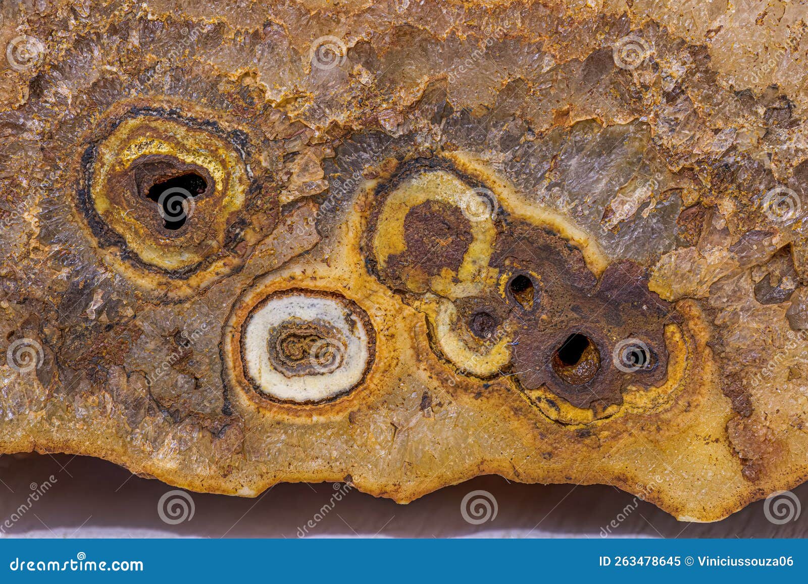 Quartz crystal geode stock image. Image of quartz, mineralogy - 263478645