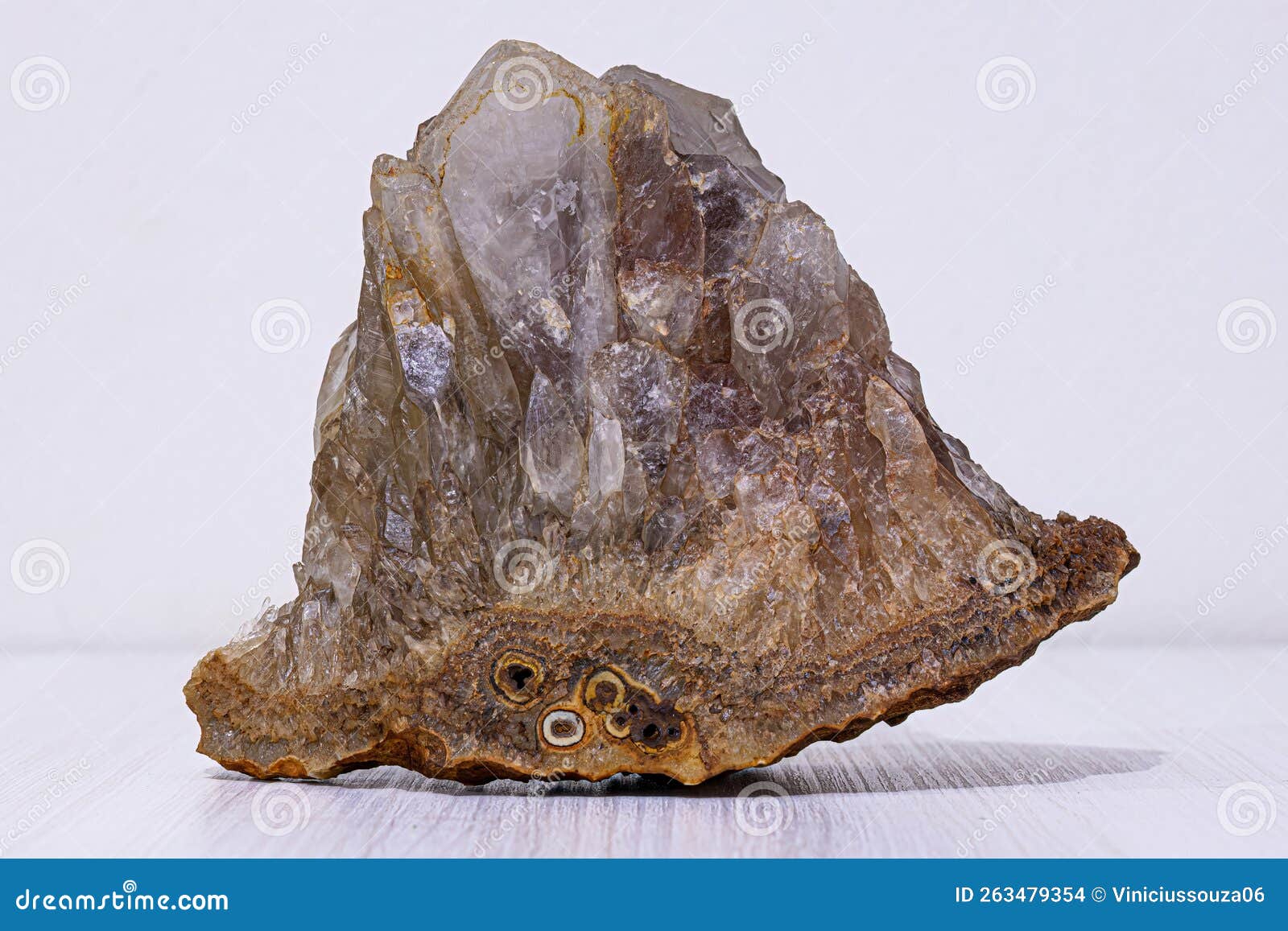 Quartz crystal geode stock photo. Image of stone, crystal - 263479354