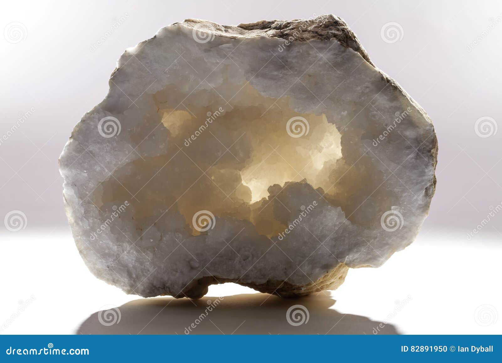 Quartz crystal geode stock photo. Image of gemstone, therapy - 82891950