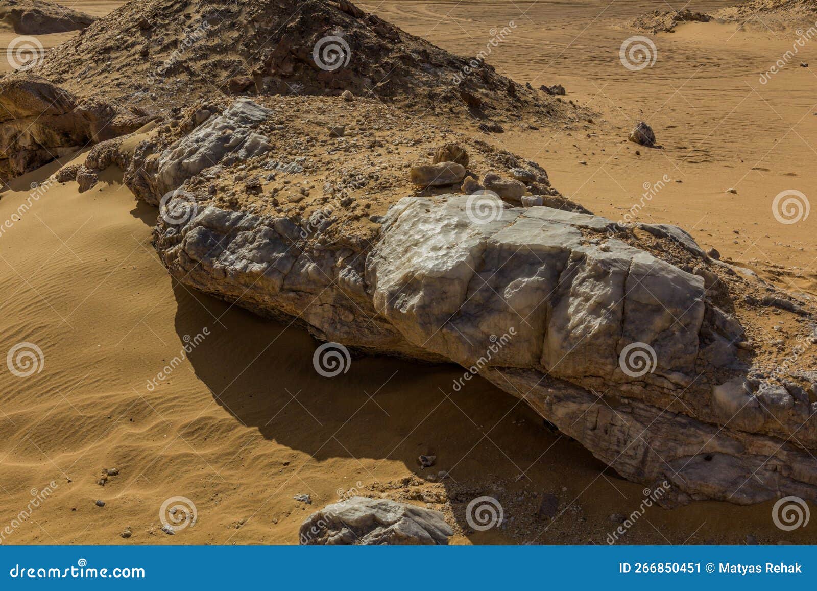 Quartz at the Crystal Mountain in the Western Desert, Egy Stock Image ...