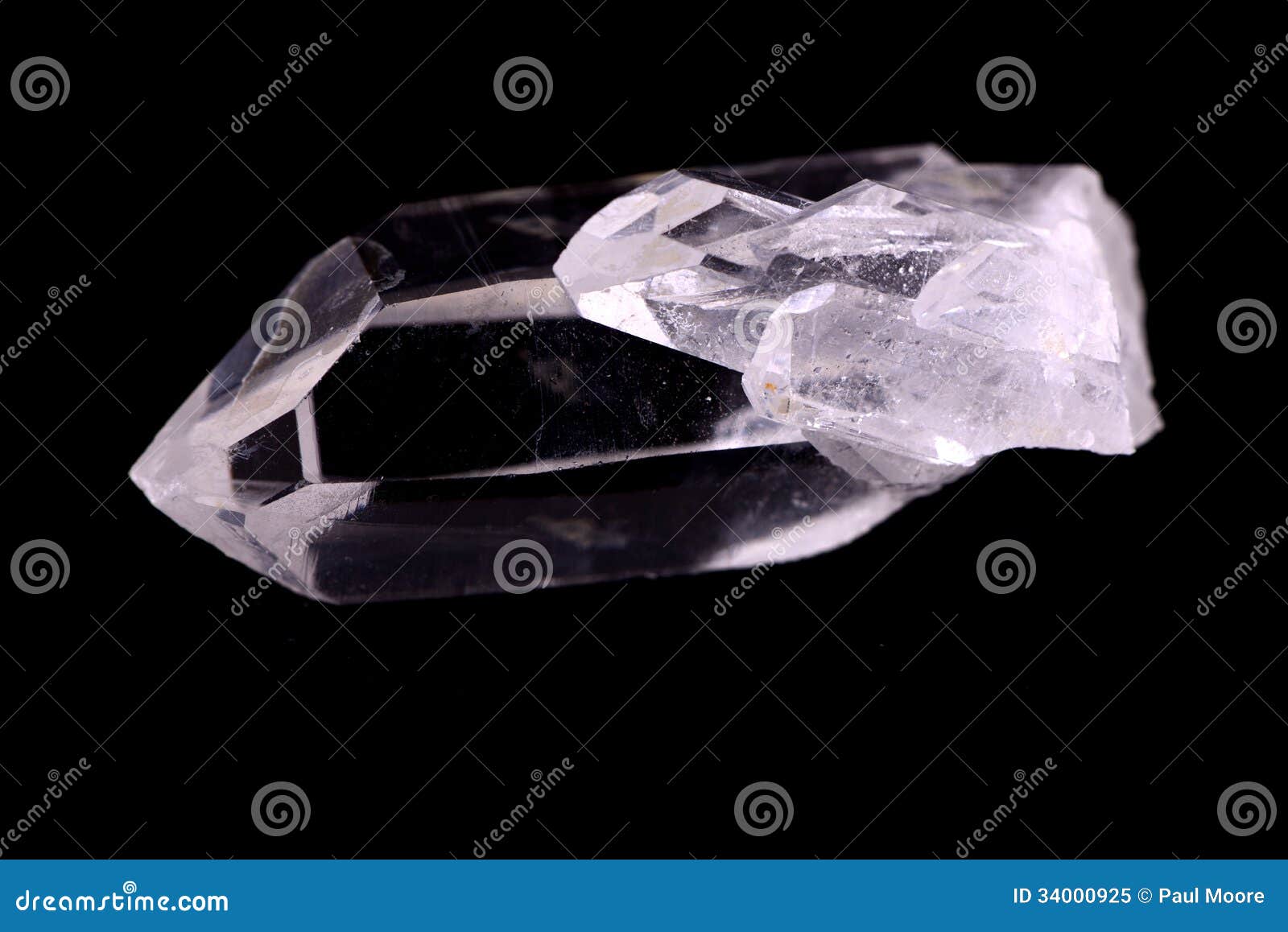 Quartz Crystal stock image. Image of closeup, macro, jewelry - 34000925