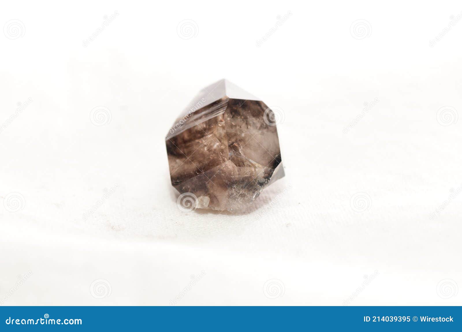 Quartz crystal sample stock image. Image of facet, manufacturing ...