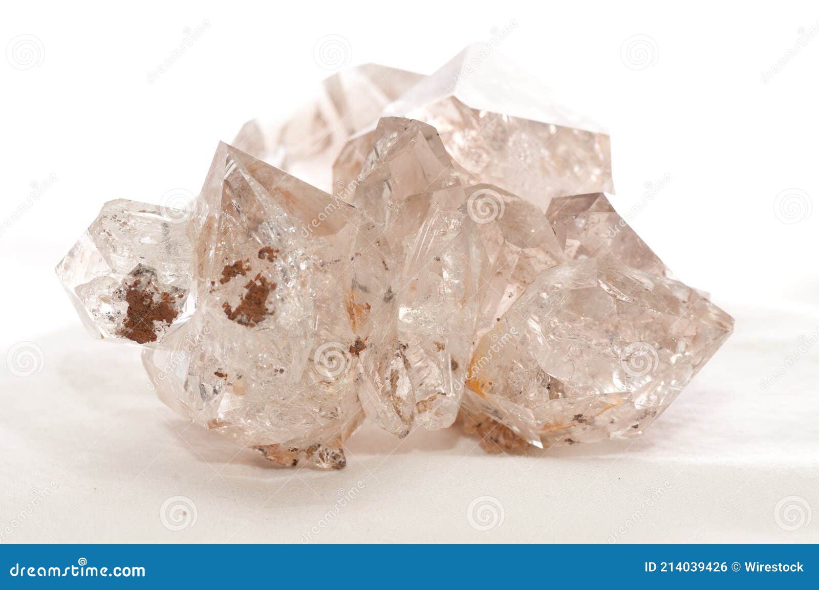 Quartz crystal sample stock photo. Image of semiprecious - 214039426