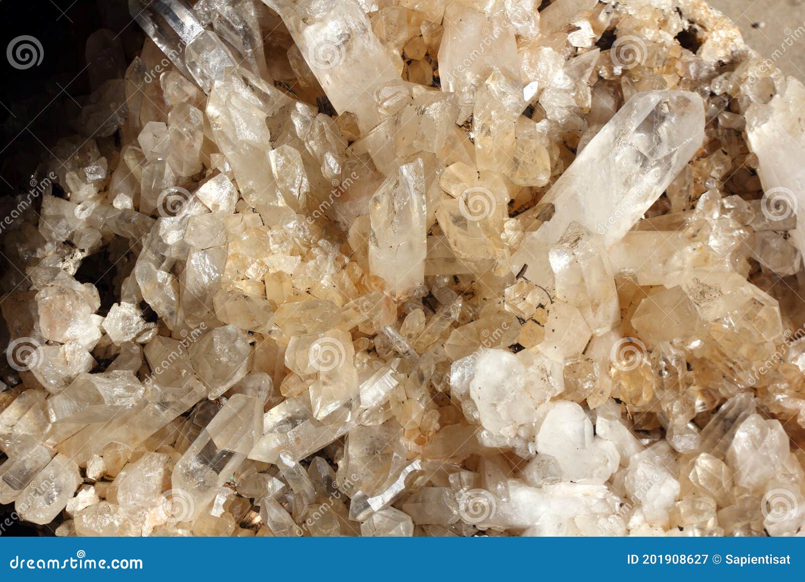 Quartz Crystals As a Background Stock Image - Image of electronics ...