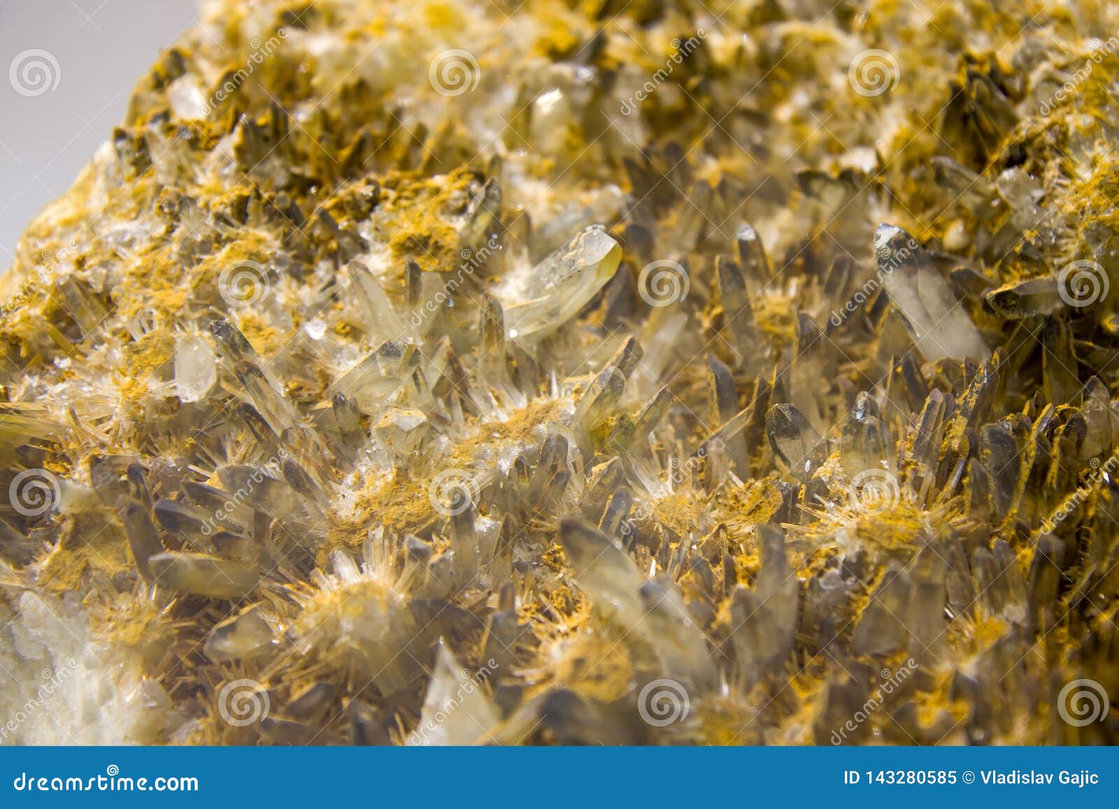 Quartz Crystals from Austrian Alps Stock Image - Image of gemology ...