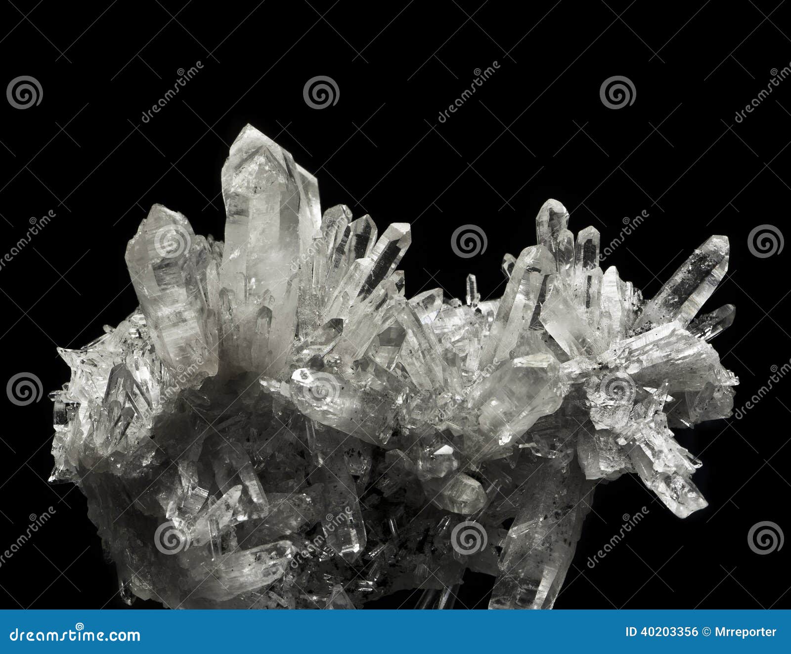 Quartz crystals stock photo. Image of crystallization - 40203356