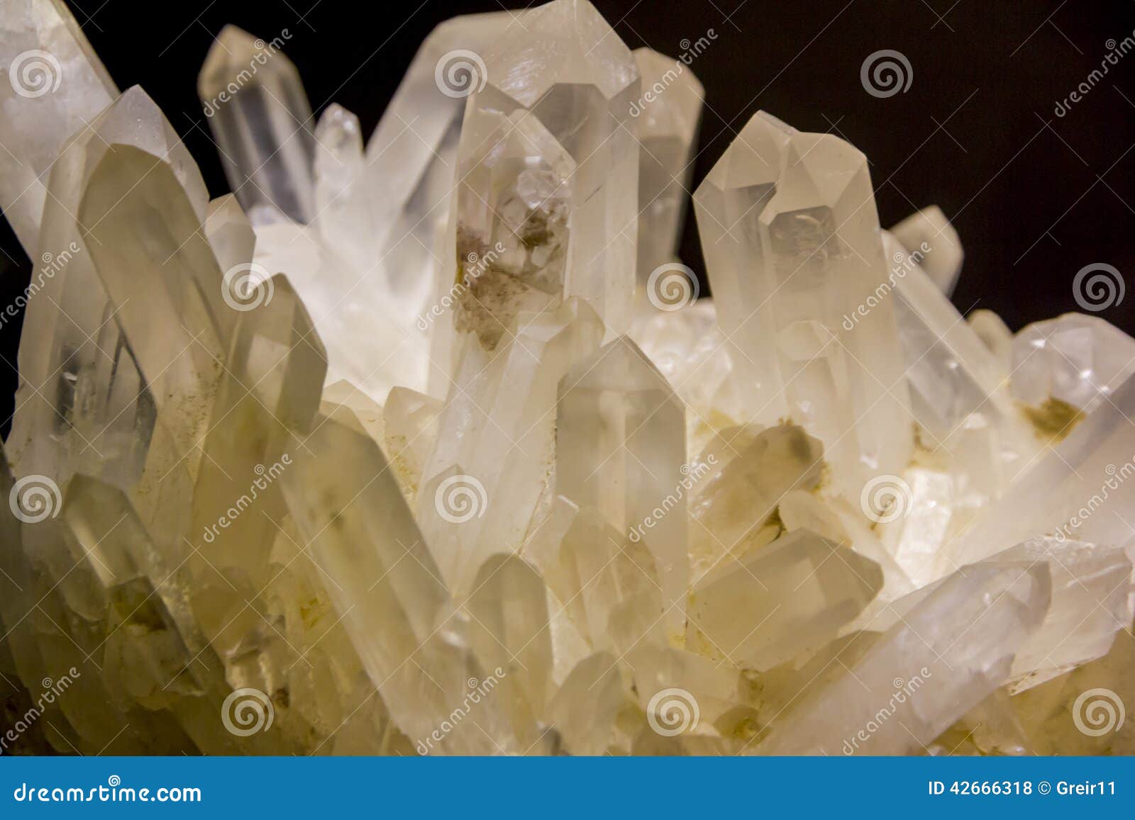 Quartz crystals stock photo. Image of microcosm, mountain - 42666318