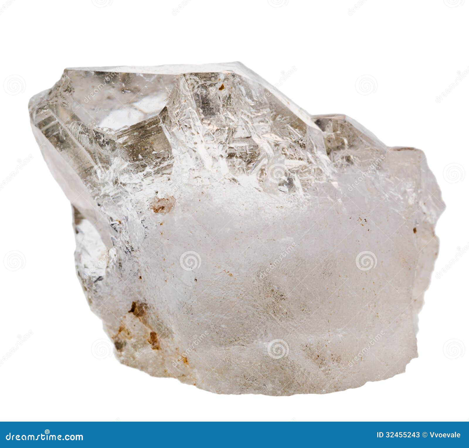 Quartz De Minerai De Cristal De Roche Image stock - Image du très ...