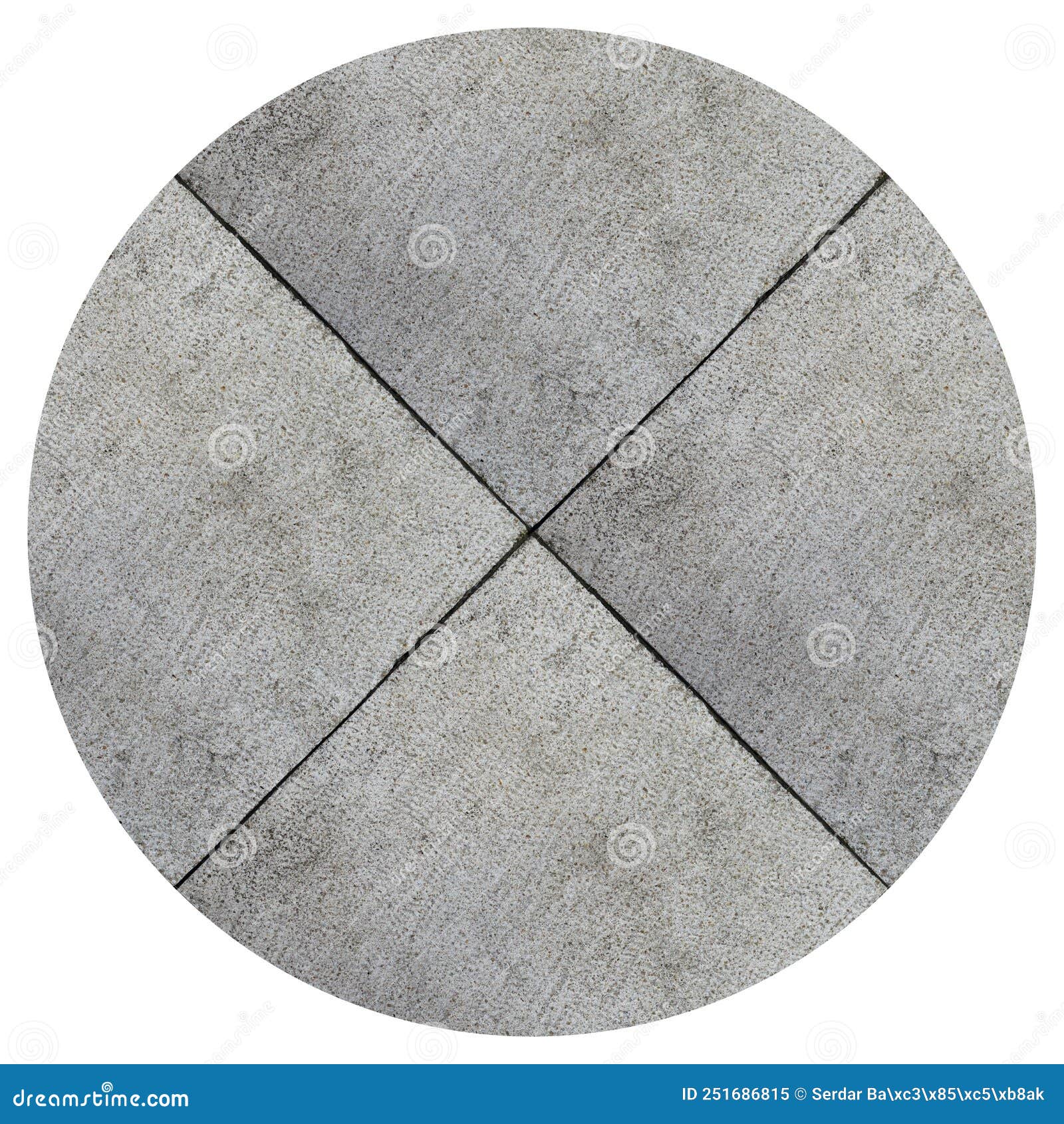 Quartz Gray Round Seamless Ceramic Mosaic Tile and Pattern Useful As ...