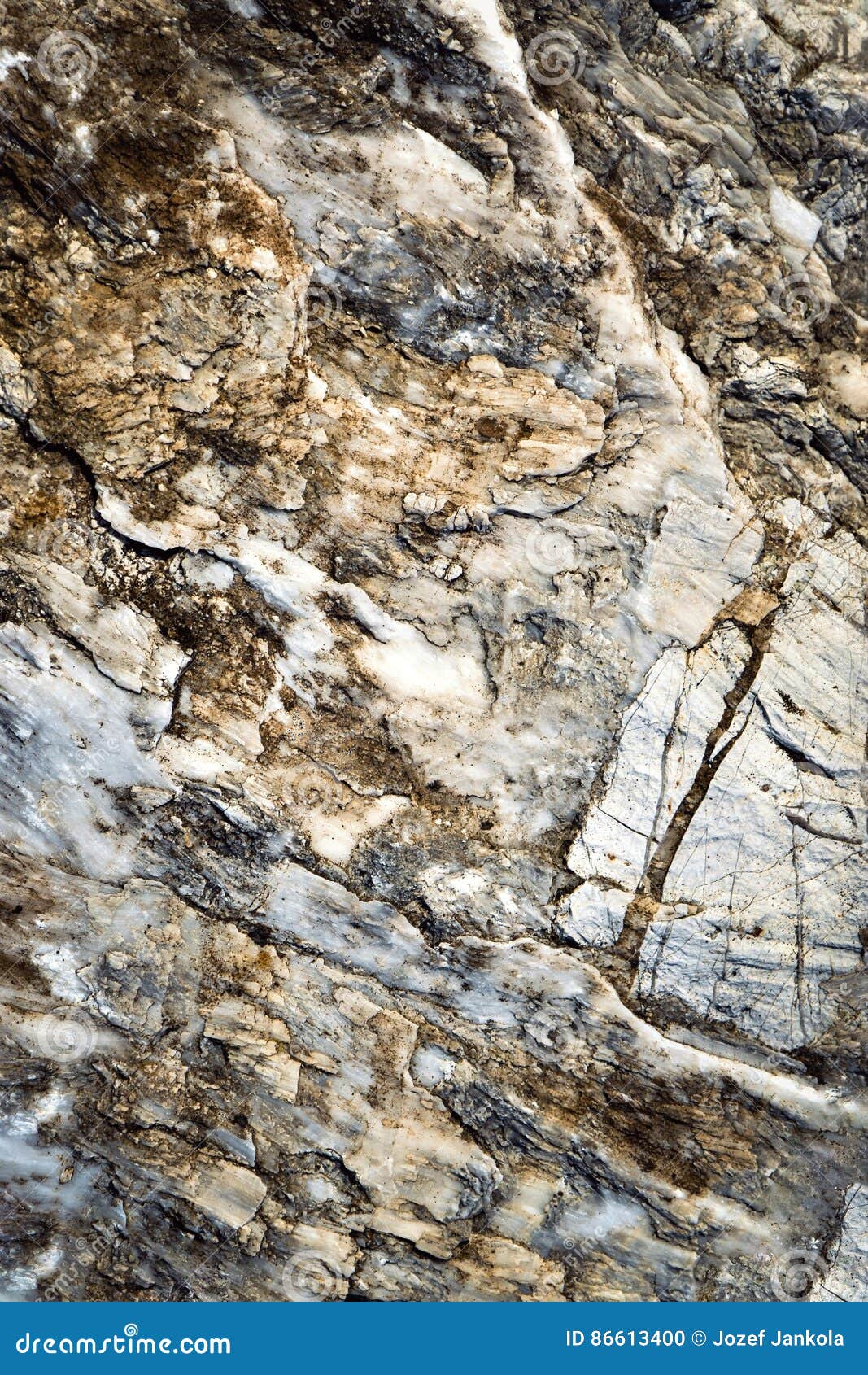 Quartz and Limestone Conglomerate Stock Photo - Image of marble, detail ...
