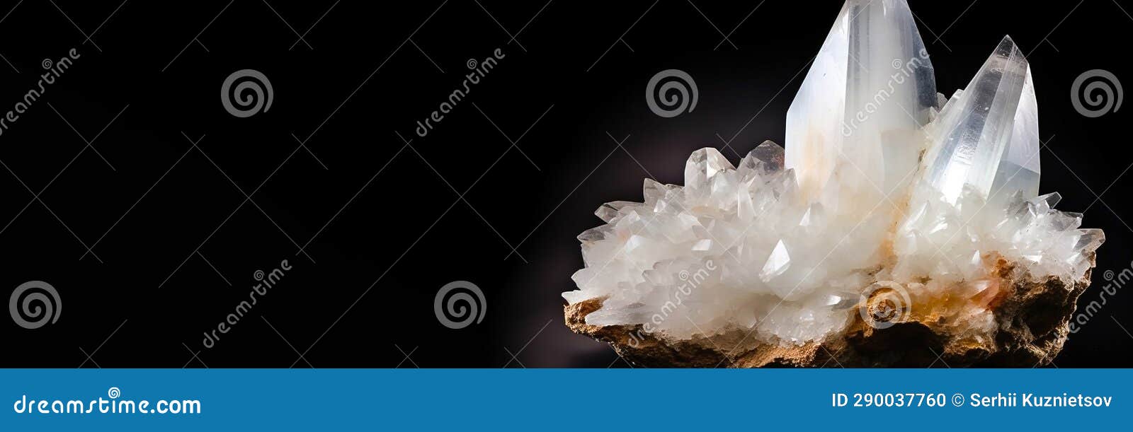 Quartz is Rare Precious Natural Geological Stone on Gradient Background ...