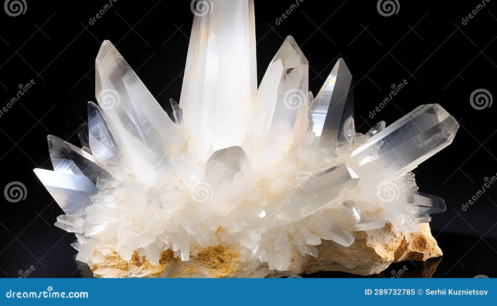 Quartz is Rare Precious Natural Geological Stone on Gradient Background ...