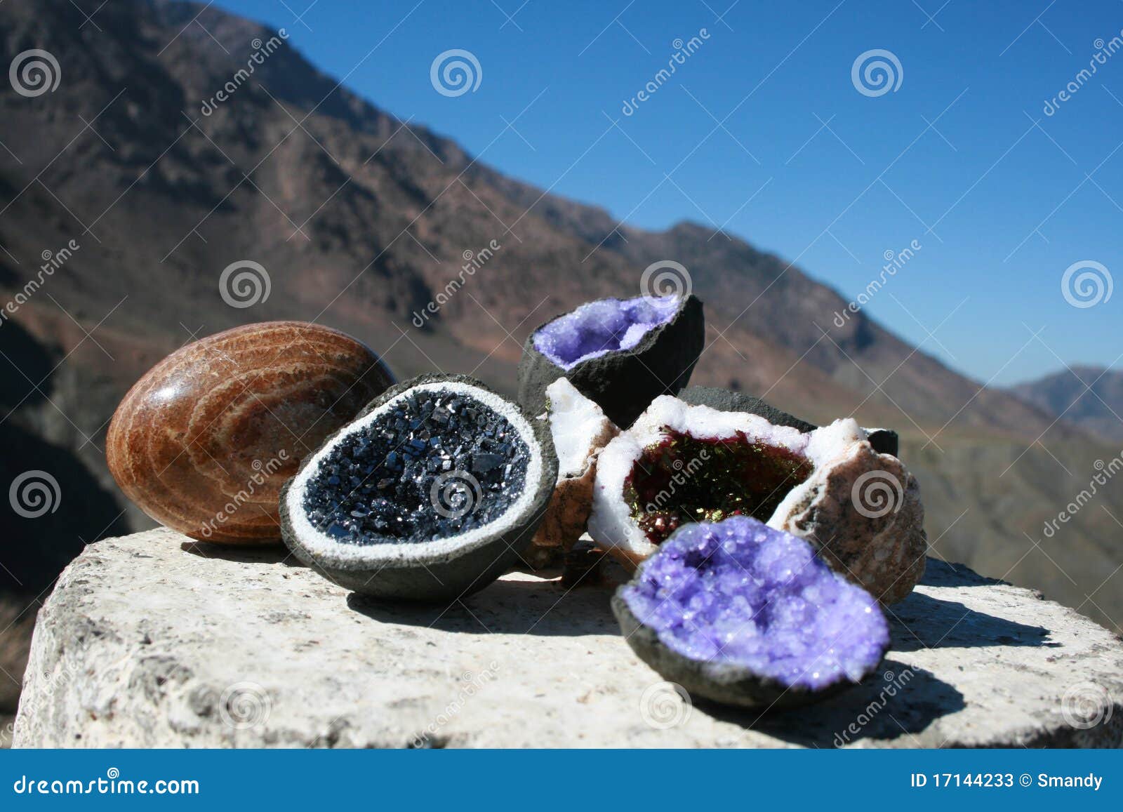 Quartz Stones, Amethyst in Morocco Stock Image - Image of crystals ...