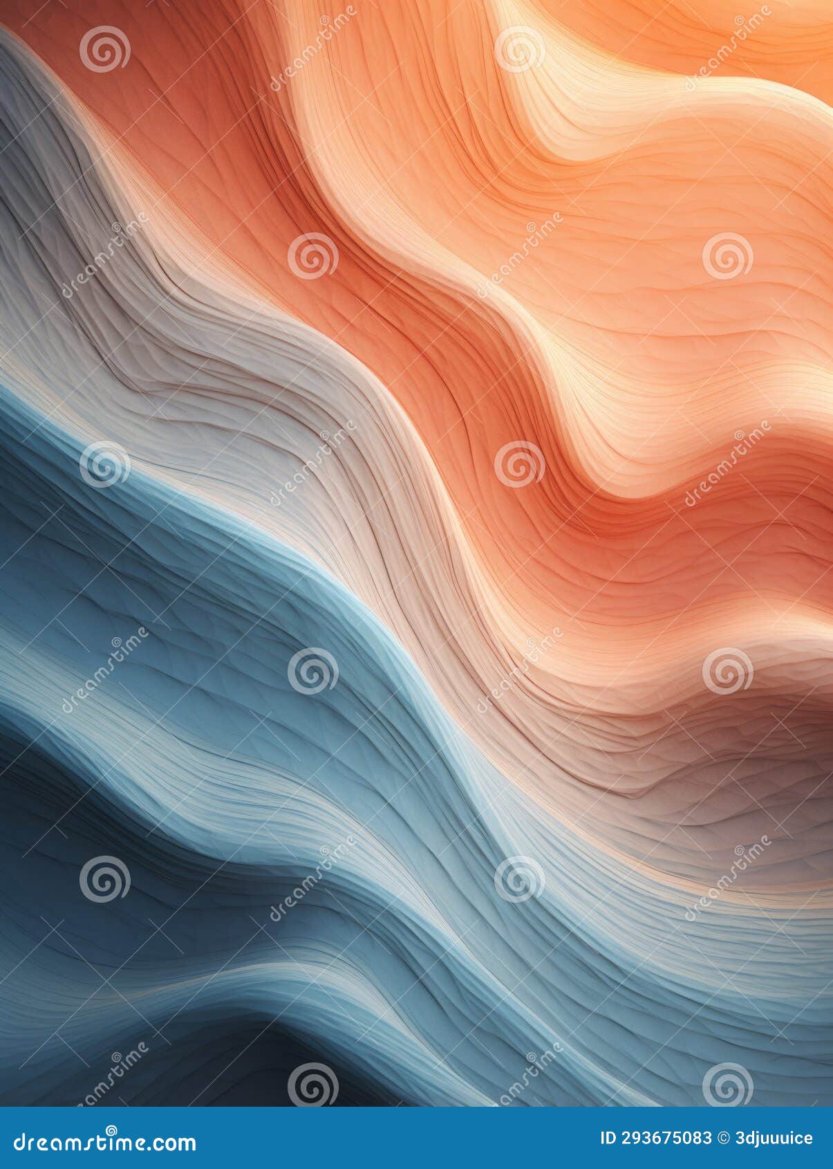 Quartzite Stone Creative Abstract Wavy Texture. Stock Illustration ...