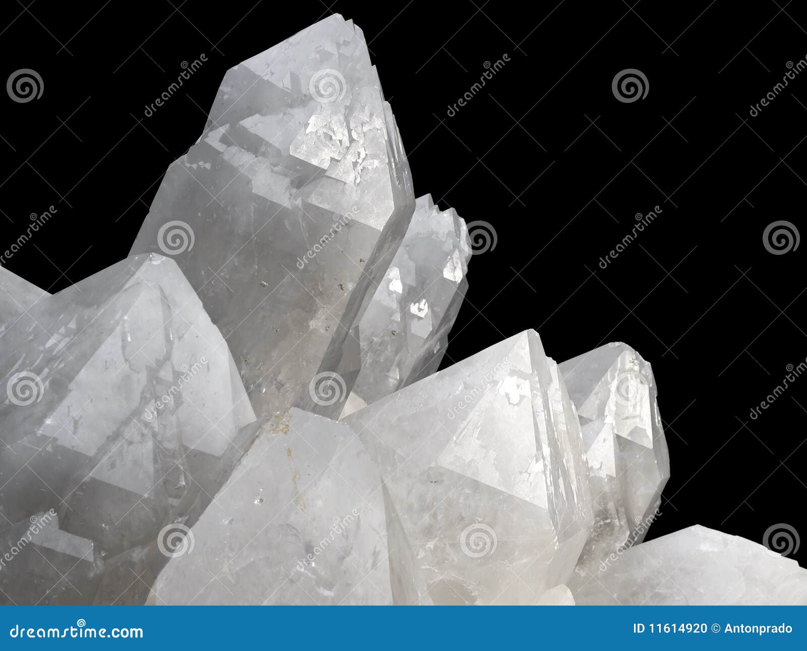 Quartzo cristal foto de stock. Imagem de forma, semipreciosa - 11614920