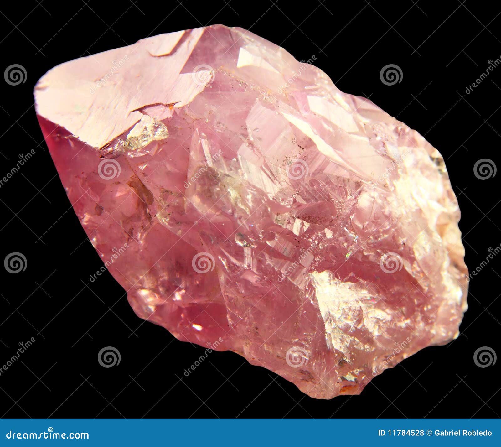Quarzo di Rosa fotografia stock. Immagine di ditta, esoterico - 11784528