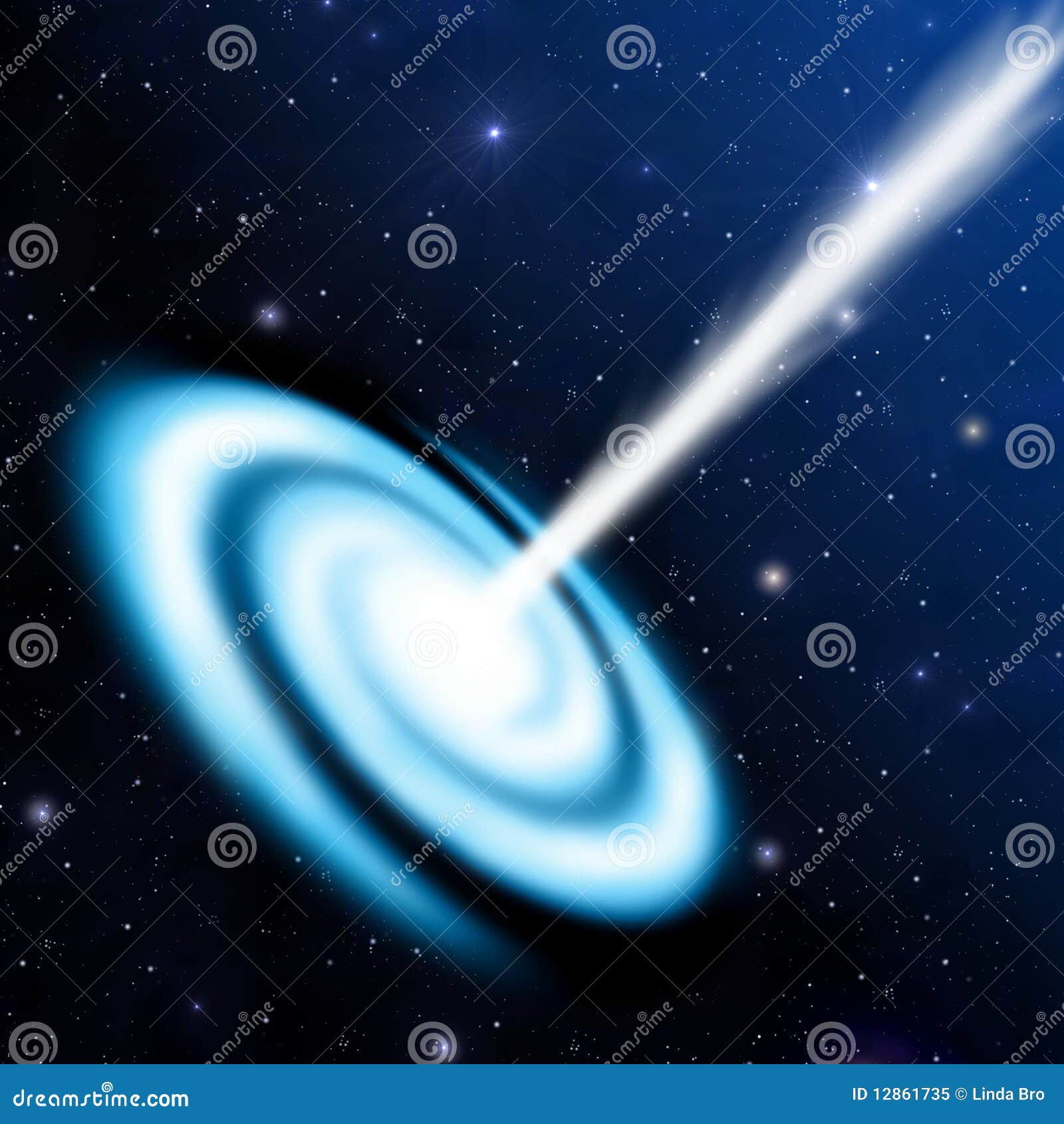 Quasar stock illustration. Illustration of solar, rotating - 12861735