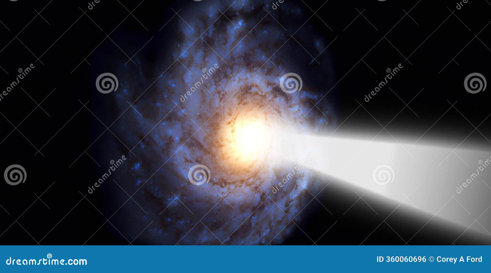 Quasar APM 08279+5255 is a Supermassive Black Hole in Space Stock ...