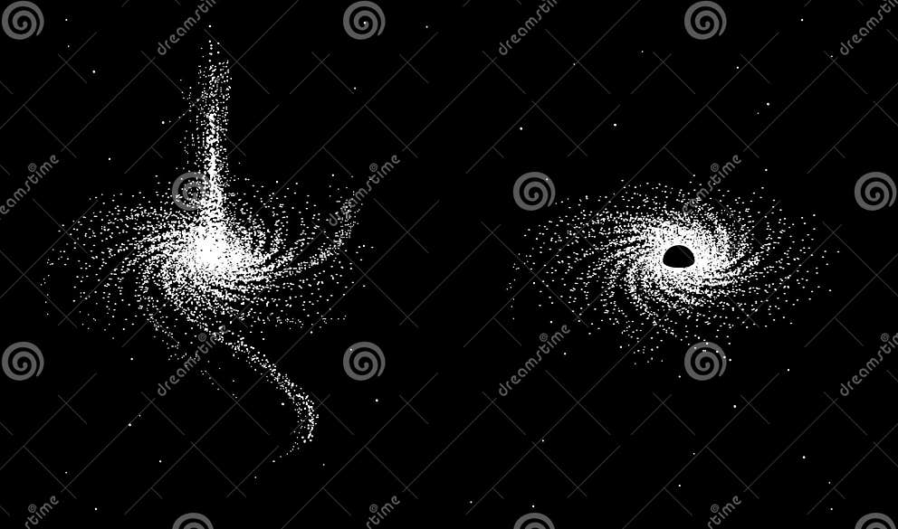 Quasar and black hole stock vector. Illustration of astronomical - 82915224