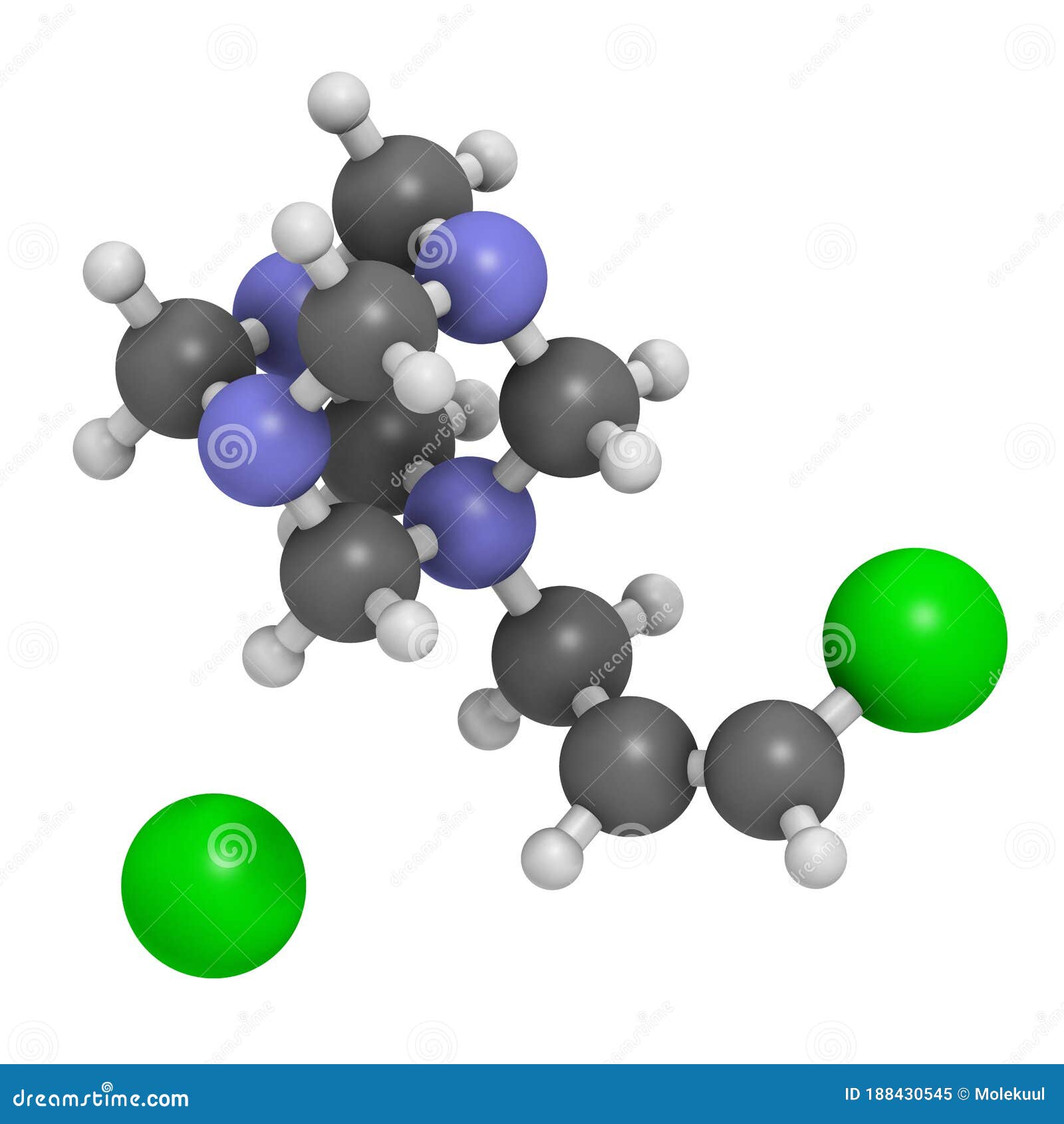 Quaternium-15 Surfactant and Preservative Molecule (formaldehyde ...