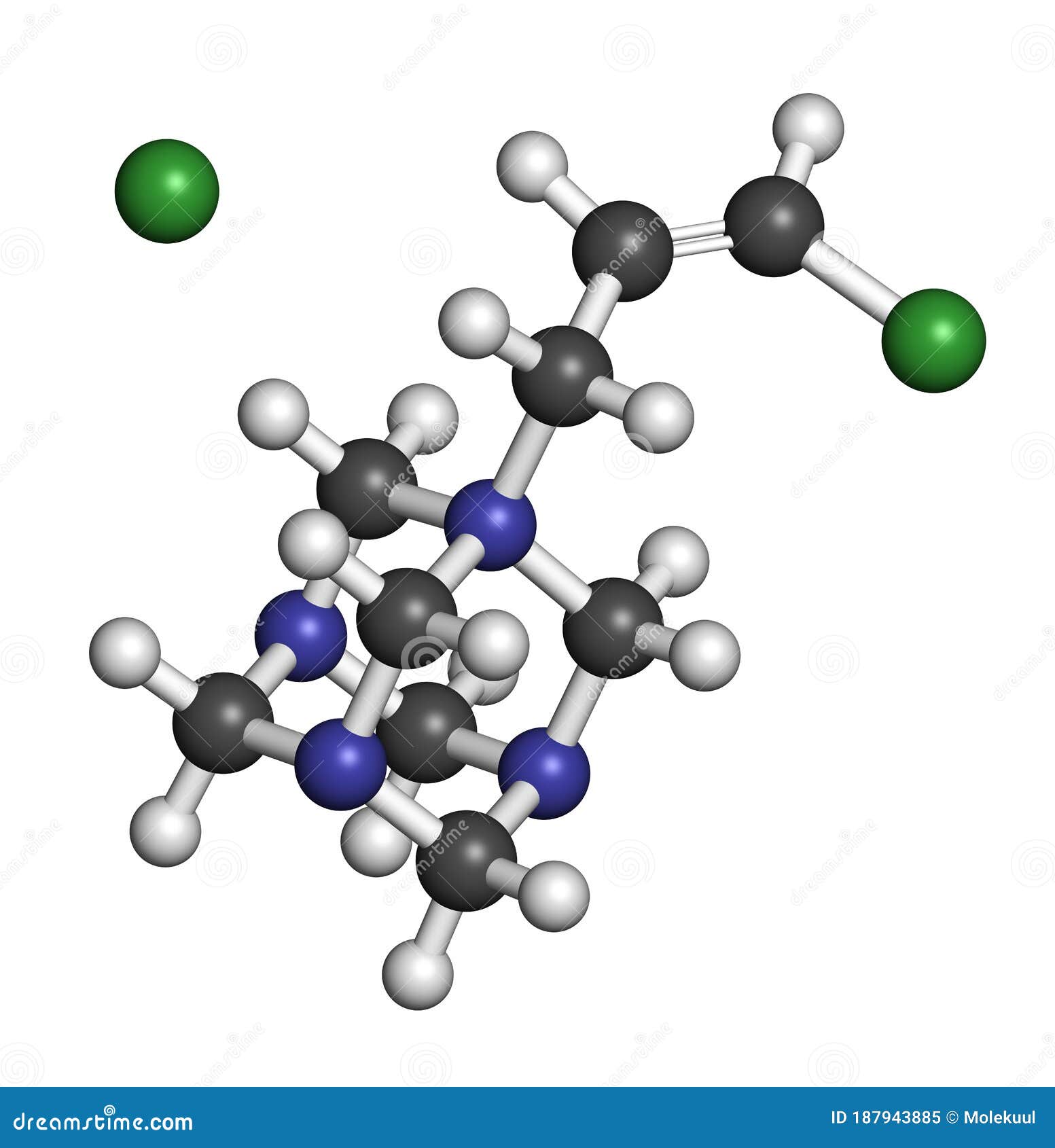 Quaternium-15 Surfactant And Preservative Molecule Formaldehyde ...