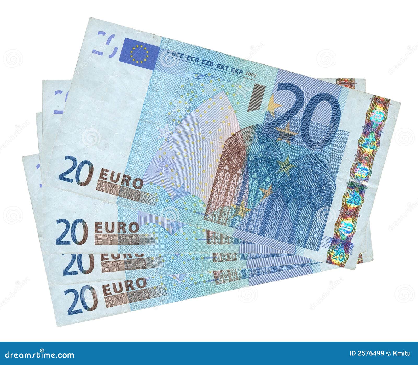 Quatre Euro Billets De Banque Image stock - Image du remarque, europe ...