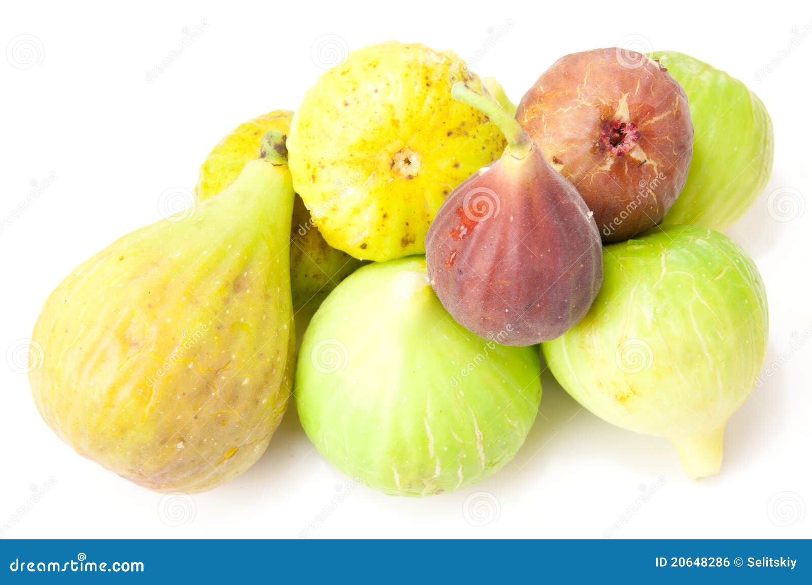 Quatro variedades de figo foto de stock. Imagem de alimento - 20648286