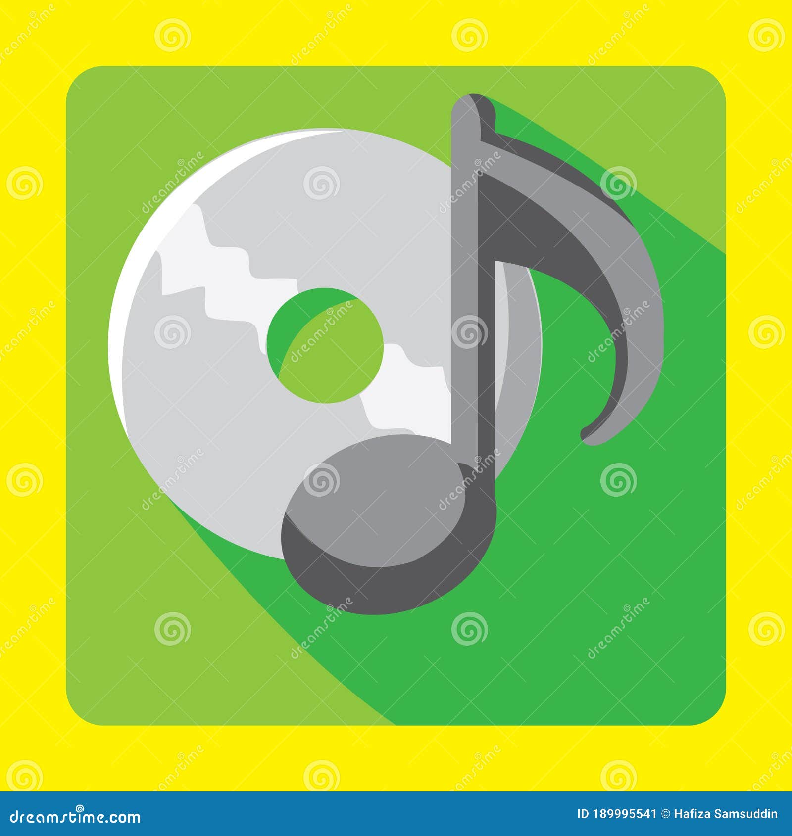 Quaver. Vector Illustration Decorative Design Stock Vector ...