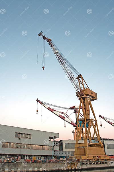 Quay crane stock image. Image of lifting, goods, quay - 7677187