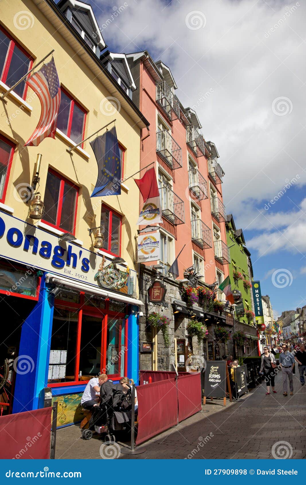 Quay Street, Galway editorial stock photo. Image of galway - 27909898