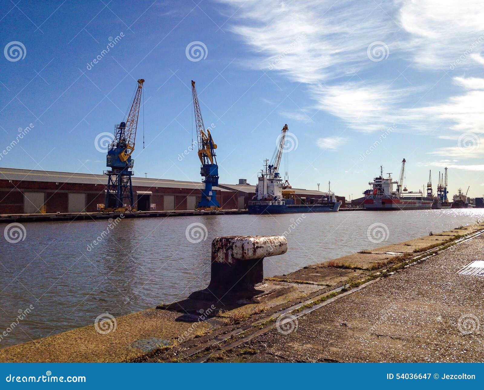 Quayside stock image. Image of dock, industry, transport - 54036647