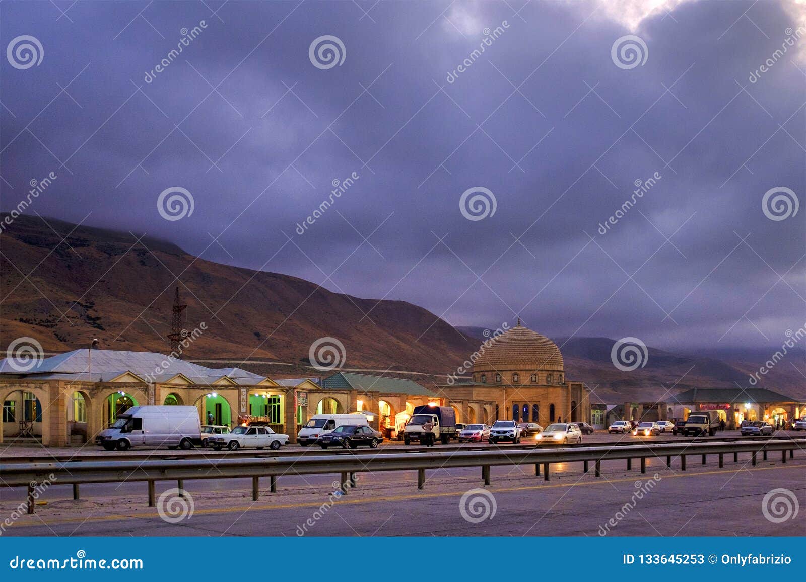 Quba highway editorial stock photo. Image of muslim - 133645253