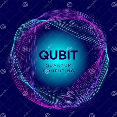 Qubit Concept Representation. Visualization of Quantum Bit, Vector ...