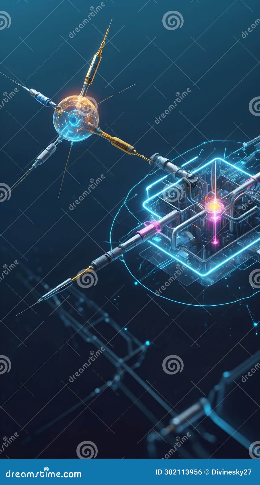 Trapped Ion Quantum Architecture. AI Generate Stock Photography ... Trapped Ion Quantum Architecture. AI Generate Stock Photography ...